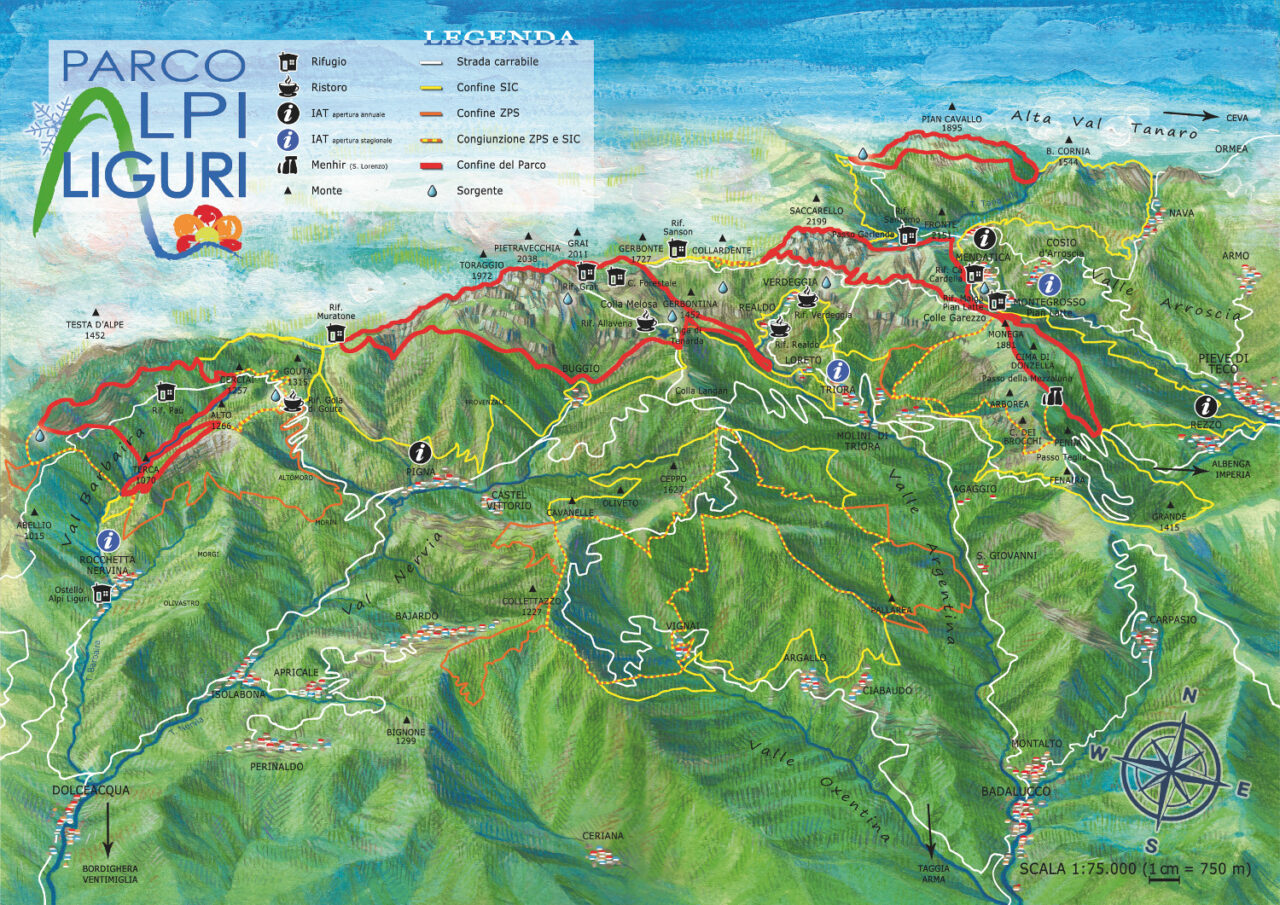Dove siamo | Parco Alpi Liguri